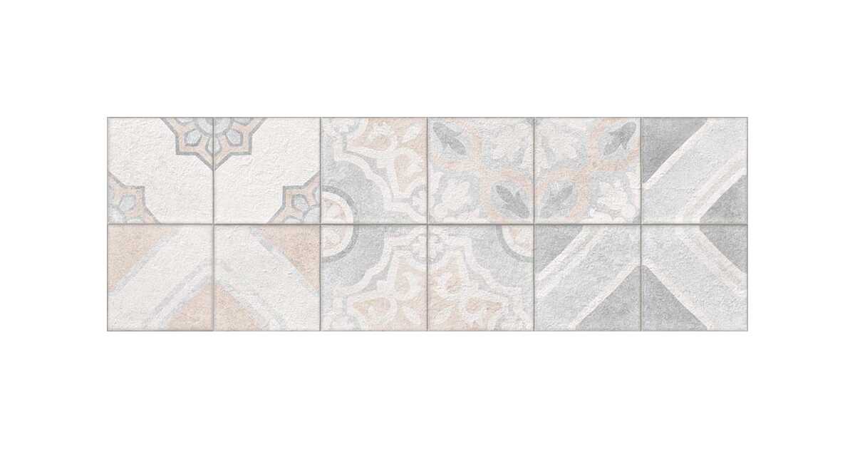 Vives Omicron Piperi Multicolor 25x75cm - płytka ścienna patchwork ...