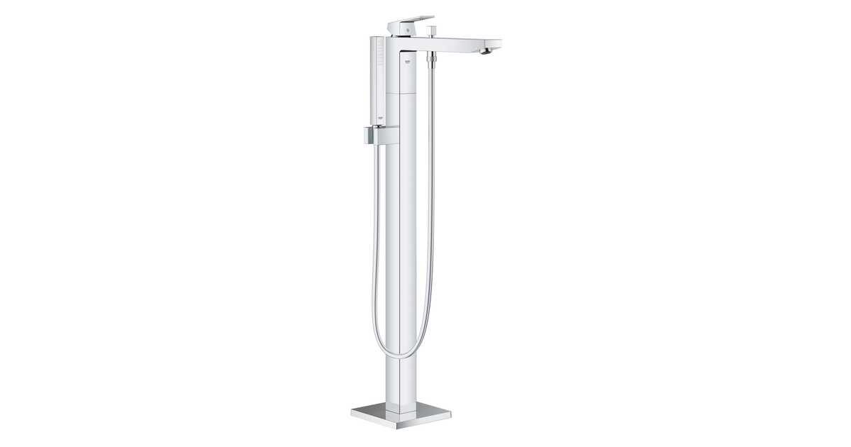 Grohe Eurocube bateria wolnostojąca chrom 23672001 - Home100.pl