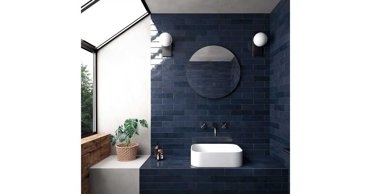 Equipe Tribeca Blue Note 6x24,6cm 26879 - płytka ścienna - Home100.pl