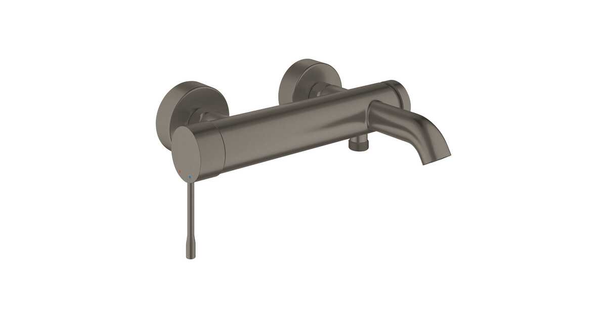 Grohe Essence bateria wannowa brushed hard graphite 33624AL1 - Home100.pl