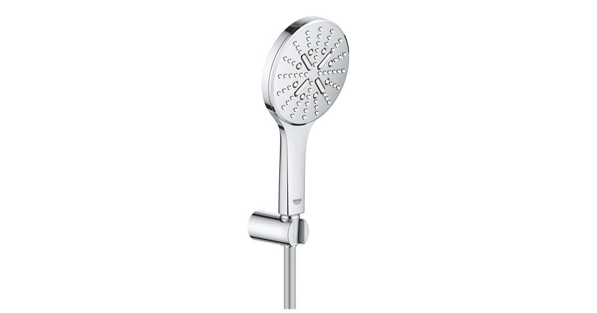 Grohe Rainshower Smartactive 130 zestaw prysznicowy 3 strumienie chrom ...