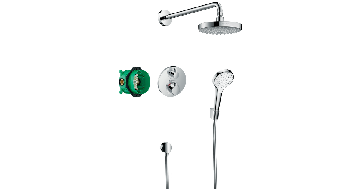 Croma Select S Zestaw prysznicowy podtynkowy z termostatem Ecostat S ...