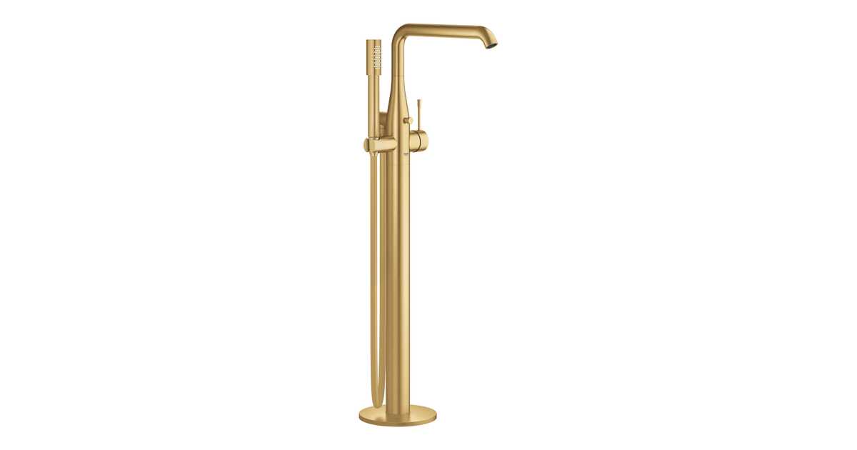 GROHE Essence - jednouchwytowa bateria wannowa do montażu podłogowego z ...
