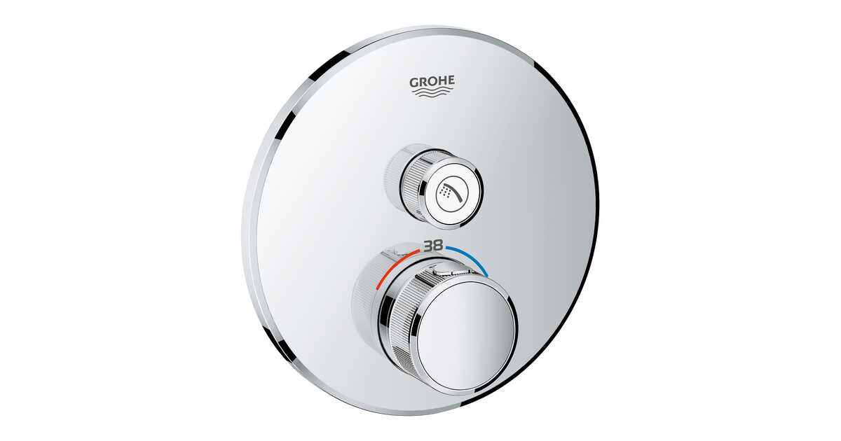 GROHE Grohtherm SmartControl - bateria termostatyczna do obsługi ...