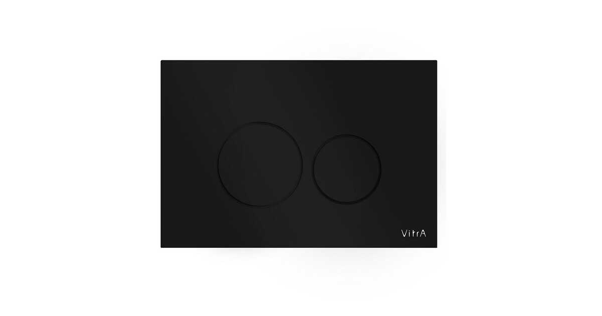 Vitra Origin Przycisk spłukujący do WC czarny 740-1601 - Home100.pl