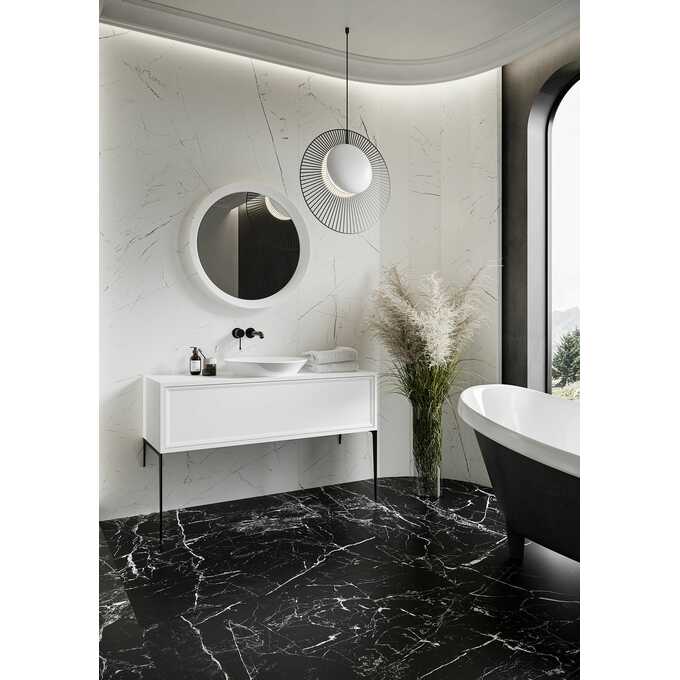 Cerrad + La Mania Gres Marmo Morocco Black Poler 279,7x119,7cm - płytka ...