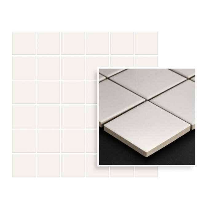 Paradyż Albir bianco mozaika prasowana k.4,8x4,8 29,8x29,8 cm - Home100.pl