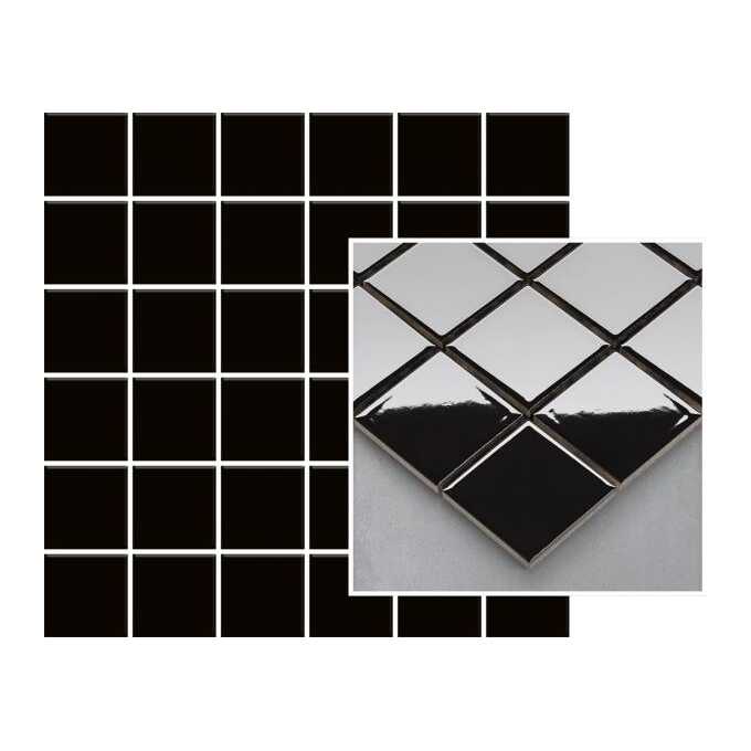 Paradyż Altea nero mozaika prasowana k.4,8x4,8 29,8x29,8 cm - Home100.pl