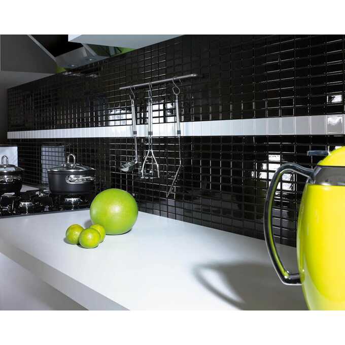 Paradyż Altea nero mozaika prasowana k.4,8x4,8 29,8x29,8 cm - Home100.pl
