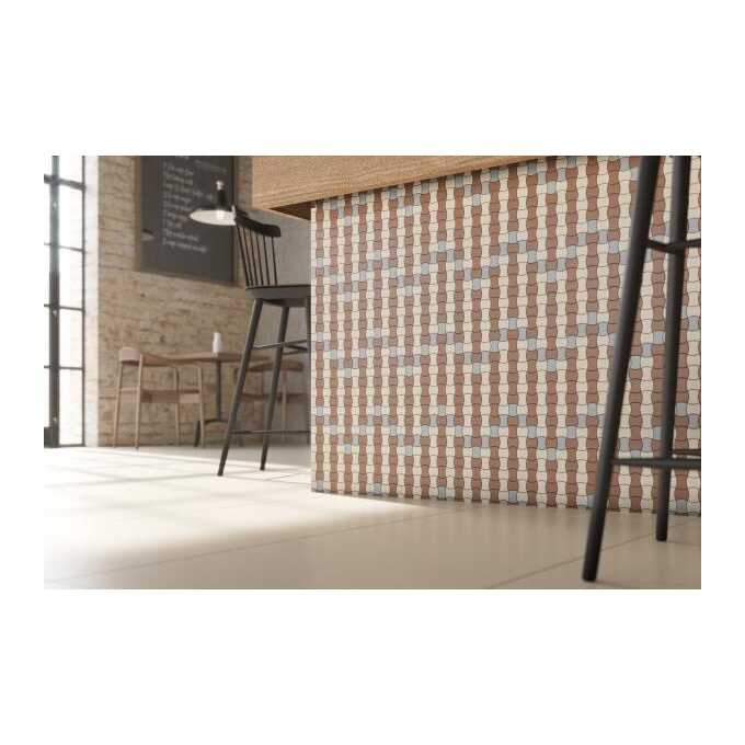 Paradyż Modernizm bianco mozaika prasowana k.3,6x4,4 mix B 30,86x30,86 ...