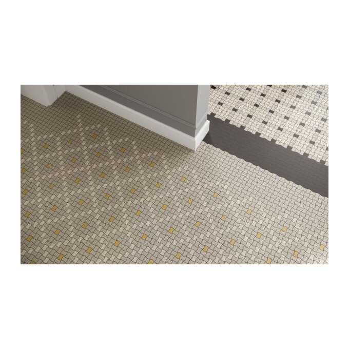 Paradyż Modernizm bianco mozaika prasowana k.3,6x4,4 mix D 30,86x30,86 ...