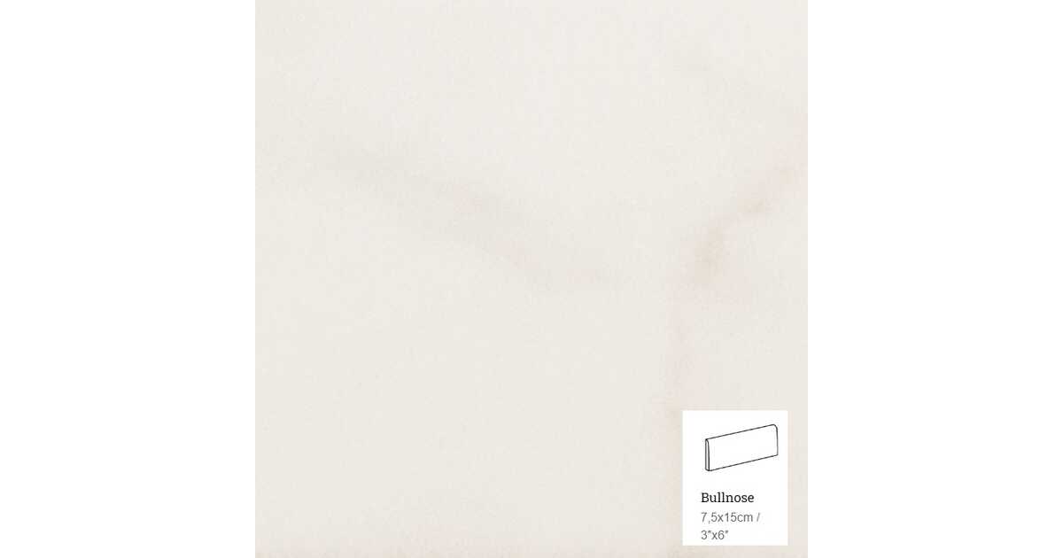 Equipe Bullnose Carrara Matt 23094 7,5X15 cm - listwa dekoracyjna ...
