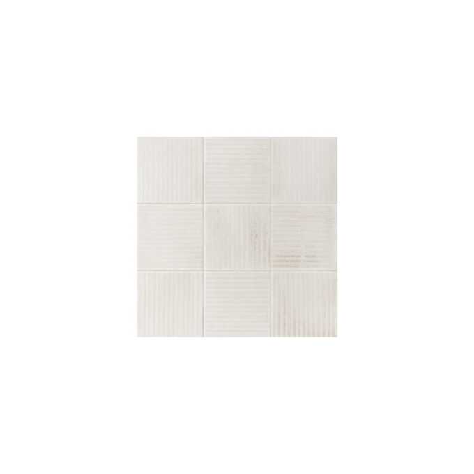 Equipe Raku Line White 10x10cm 30824 - płytka ścienna - Home100.pl