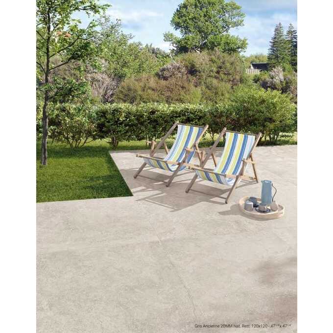 Emil Ceramica Mapierre Ancienne Gris Naturale Rett. 80x80X2cm ELV0 ...