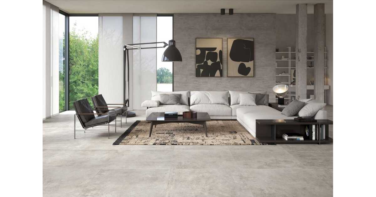 Emil Ceramica Fabrika Grey Silktech Plus Rett. 100x100cm EME0 - płytka ...