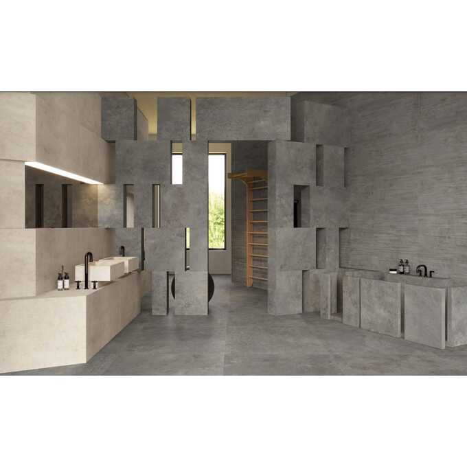 Emil Ceramica Fabrika Dark Grey Silktech Rett. 60x120cm EMEC - płytka ...