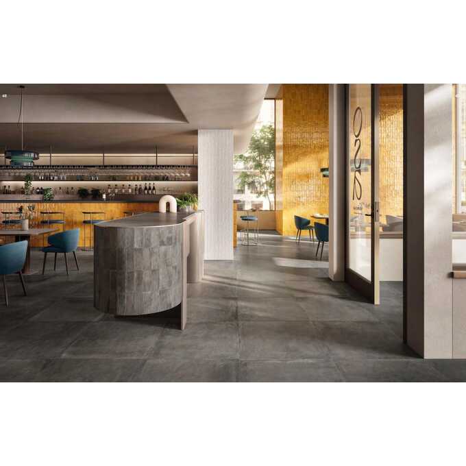 Emil Ceramica Forme Antracite Naturale 20x20cm EMDH - płytka podłogowa ...