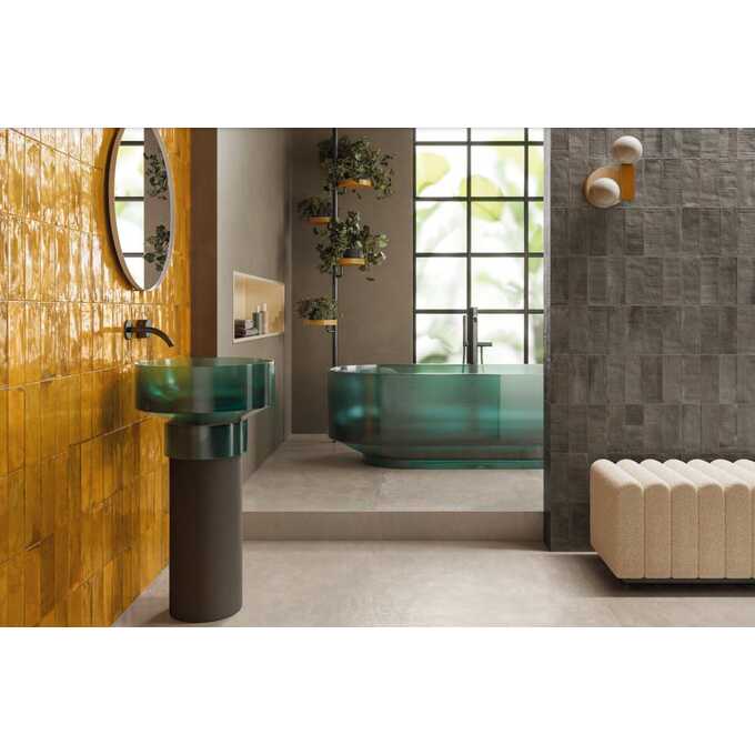 Emil Ceramica Forme Ocra Połysk 7,5x20cm EMK4 -płytka ścienna - Home100.pl