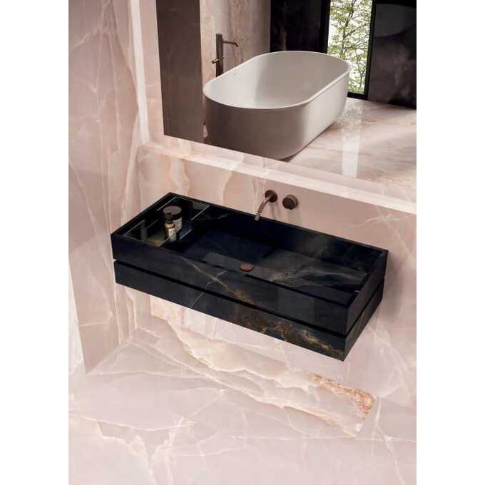 Emil Ceramica Tele Di Marmo Onyx Pink Silktech Rett 60x120cm EKT9 - płytka podłogowa i ścienna ...