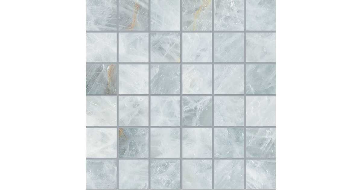 Emil Ceramica Tele Di Marmo Precious Crystal Azure Full Lappato 30x30cm ...