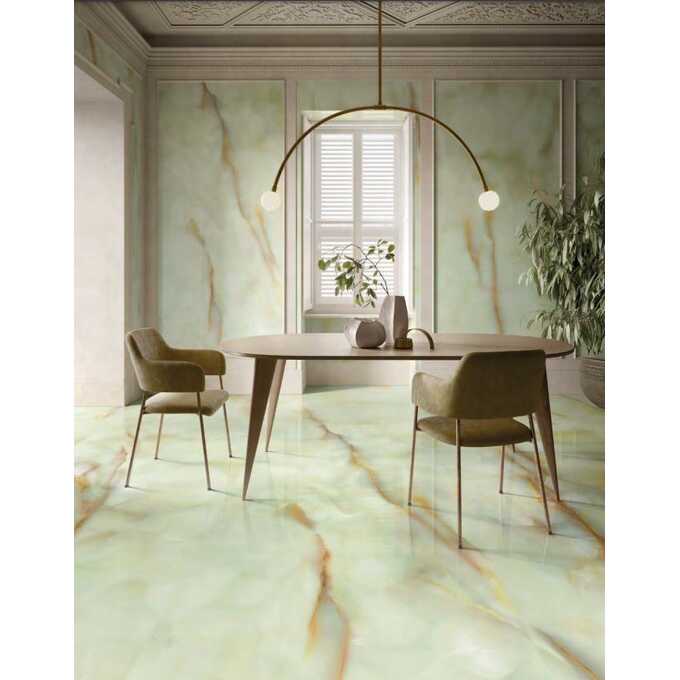 Emil Ceramica Tele Di Marmo Pure Onyx Giada Full Lappato Rett. 60x120cm ...