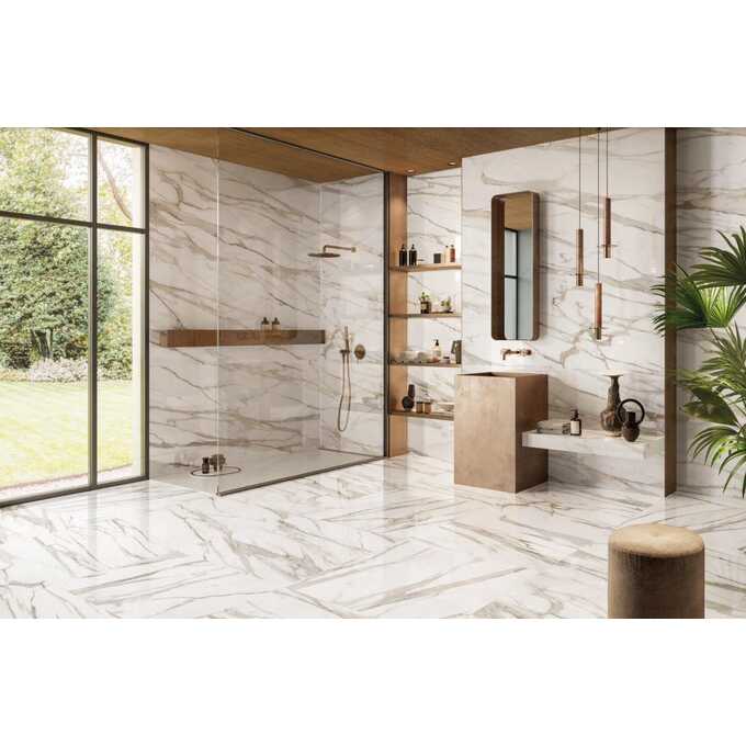 Emil Ceramica Tele Di Marmo Reloaded Calacatta Gold Canova Doppio Becco ...