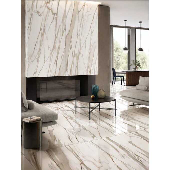 Emil Ceramica Tele Di Marmo Reloaded Calacatta Gold Canova Full Lappato ...