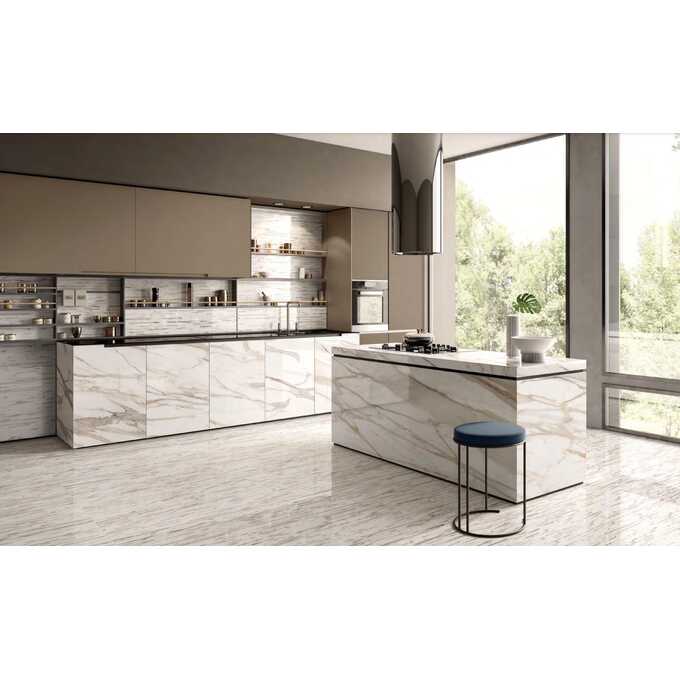 Emil Ceramica Tele Di Marmo Reloaded Calacatta Gold Canova Full Lappato ...