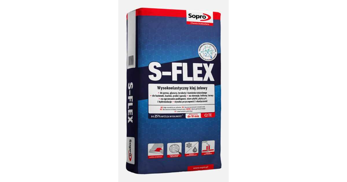 Sopro S-FLEX Wysokoelastyczny klej żelowy 22,5 kg - Home100.pl