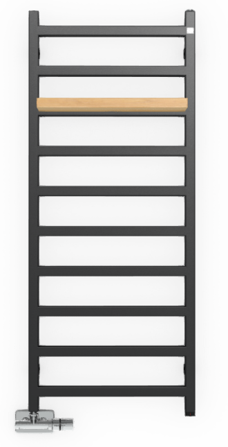 Terma SIMPLE ONE Grzejnik łazienkowy 96x50cm RAL 9005 mat WWSIE096050 ...