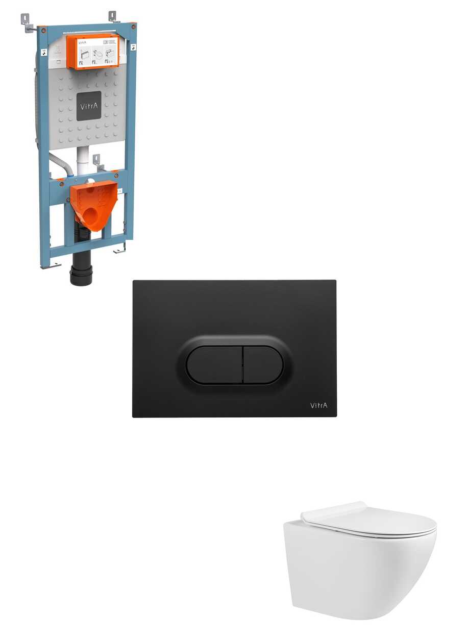 [Zestaw] Vitra stelaż podtynkowy do miski WC 12 cm 762-5800-01 + Vitra ...