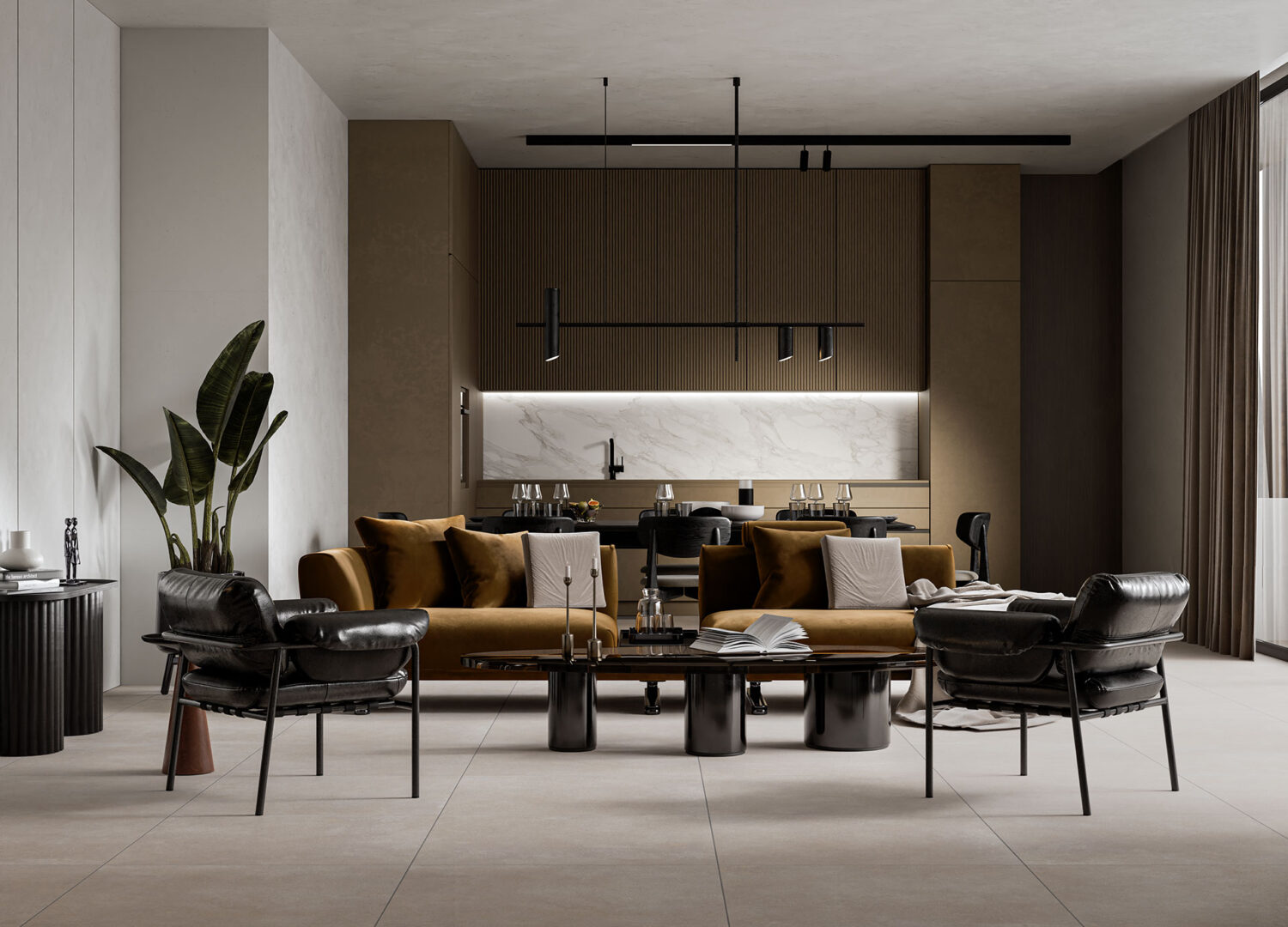 Cerrad + La Mania Modern Concrete Ivory 60x120 cm - płytka ścienna i ...