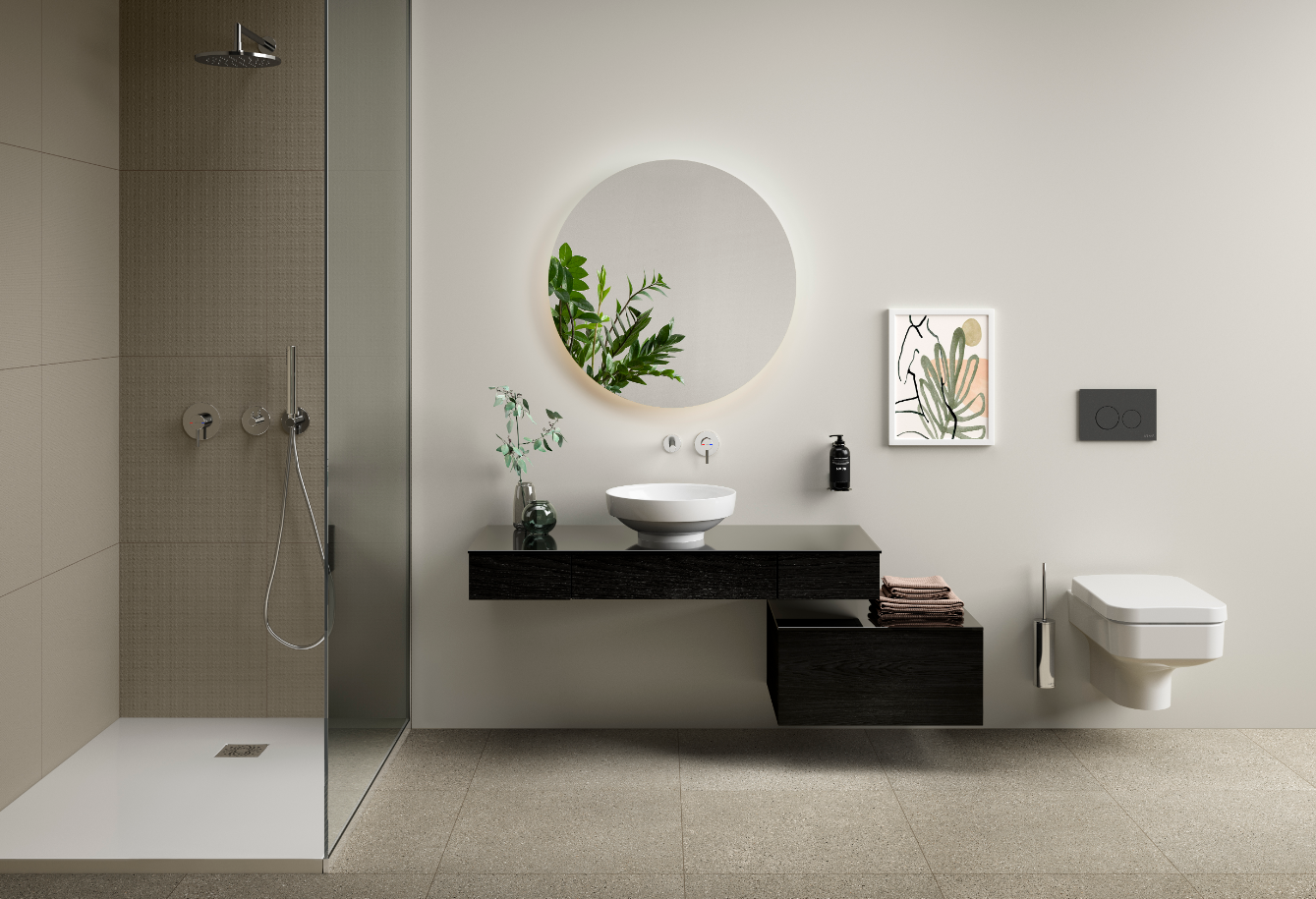 Vitra Origin Przycisk spłukujący do WC czarny 740-1601 - Home100.pl